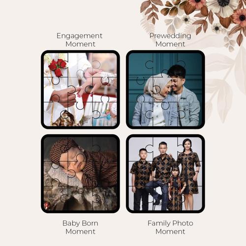 Jual CUSTOM PUZZLE ACRYLIC PERSEGI / AKRILIK PUZZLE PERSEGI 10X10CM ...