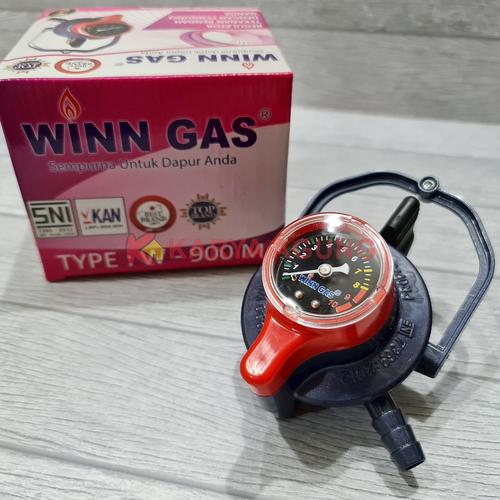 Jual Regulator Kepala Gas LPG Double Lock + Meteran ber-SNI WINN GAS W ...