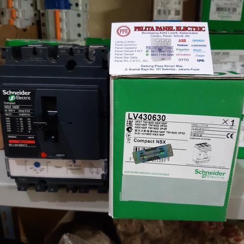 Jual MCCB NSX160F LV430630 3P 112-160A 36KA SCHNEIDER ORIGINAL - Jakarta Pusat - PELITA PANEL ...