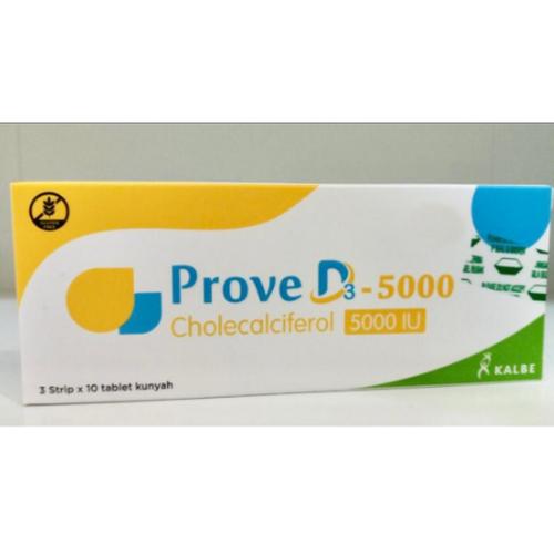 Jual Prove D3 5000 iu box isi 30 tablet vitamin d 5000iu - Jakarta ...