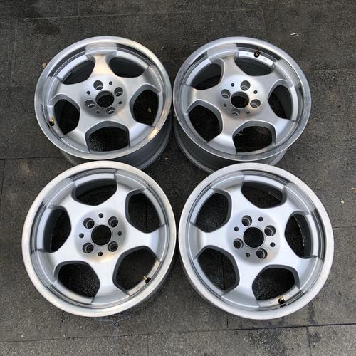 Jual Velg Original Alpha Throwing Star R16 4x100 RARE polish for Yaris ...