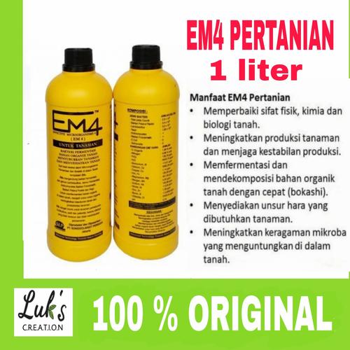 Jual EM4 Pertanian - Pupuk EM4 tanaman - cairan untuk membuat kompos ...
