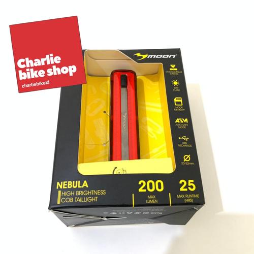 Jual Lampu Sepeda MOON Nebula Tail Light 200 Lumen USB Rechargable ...