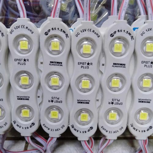 Jual Led Module Samsung 3 Led Mata Besar Nyala Putih 12v Jakarta