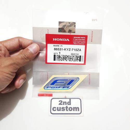 Jual Emblem 3D stiker FI Supra Blade Revo 125 GTR 150 Injeksi F1 logo ...