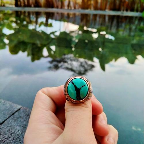 Jual Batu Pyrus Sinciang lambang Mercy Ring Silver - Kota Semarang ...