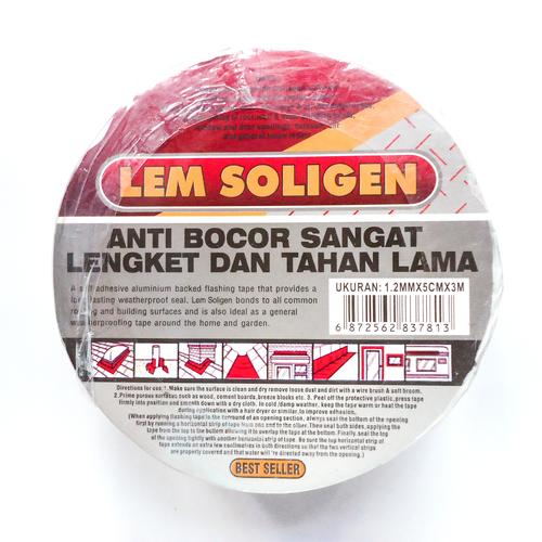 Jual Lem seng anti bocor/perekat asbes roll Soligen 1,2mm x 5 cm x 3 ...