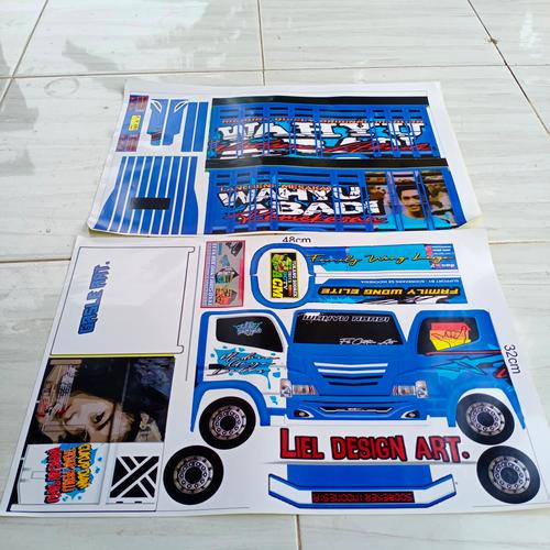 Jual stiker pola truk mobil oleng - Kab. Bogor - YAJID_SHOP | Tokopedia