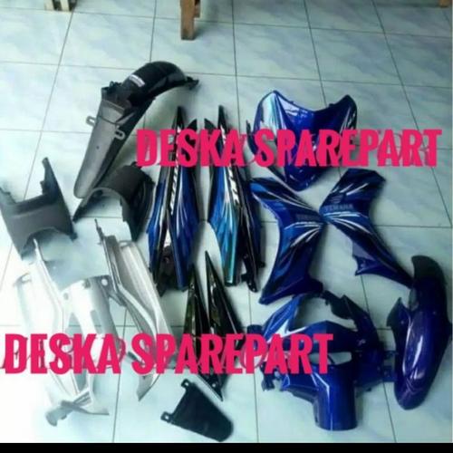 Jual full body Jupiter MX 135 lama/old biru + striping - Kab. Bogor ...