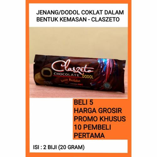 Jual Jenang Kudus Mubarok Rasa Coklat isi 2 biji dalambentuk kemasan ...