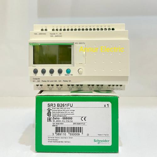 Jual SR3 B261FU SCHNEIDER / Smart Relay Zelio SR3B261FU 100-240V ...