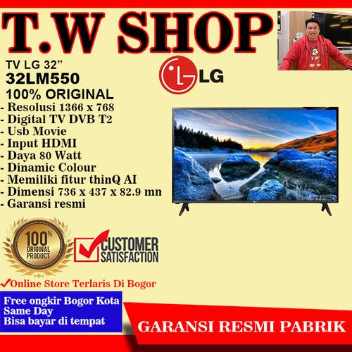 Jual LG 32LM550BPTA TV 32 Inch Dynamic Enhance 32LM550 - Kota Bogor - T ...