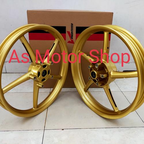 Jual VELG RACING SET MODEL RCB MEREK ROSSI UKURAN 160 215 RING 17 MX ...