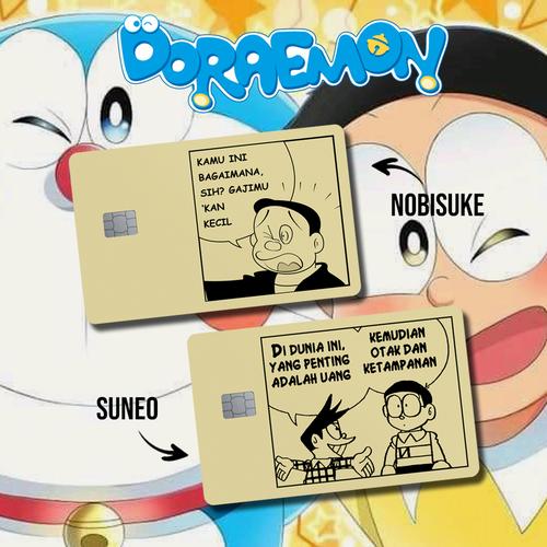 Jual DORAEMON KOMIK | Skin/Sticker Kartu ATM - NOBISUKE, Chip - Jakarta ...