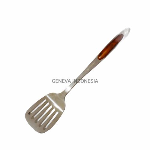Jual Sendok Goreng Kipas Sodet Lubang Gagang Kayu Stainless SUS 304 ...