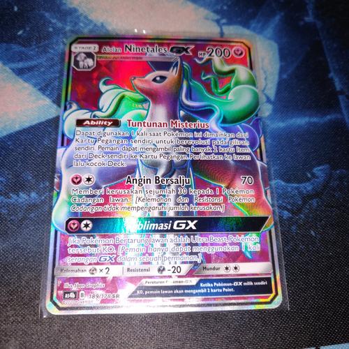Jual Kartu Pokemon TCG ID Indonesia AS4b Alolan Ninetales GX SR - Jakarta Barat - MG Card Lab ...