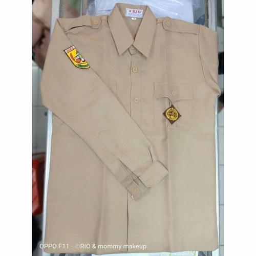Jual BAJU SERAGAM PRAMUKA RAPILO RAFILO TANGAN PANJANG KEMEJA PRAMUKA ...