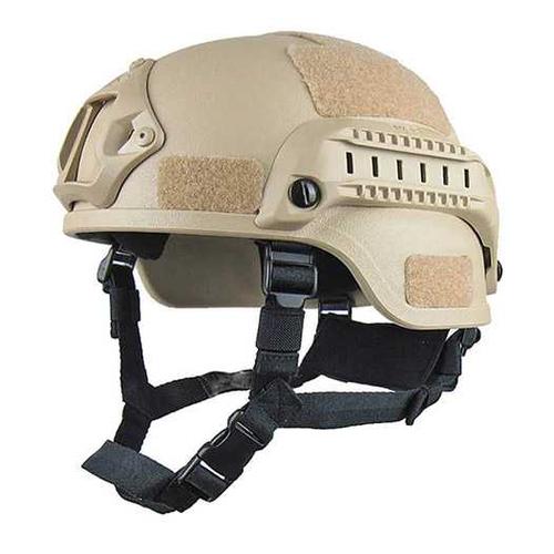 Jual Helm SWAT Tactical Military Paintball ABS Plastic EVA Pad - Khaki ...