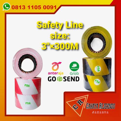 Jual Safety Line Garis Proyek Police Line FSA 3 x 300 Meter Kuning ...