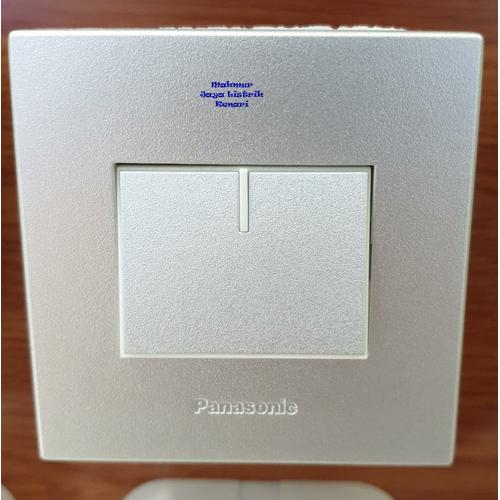 Jual Panasonic Saklar Engkel Single Tunggal Silver WESJ78019 + WESJ5941 ...