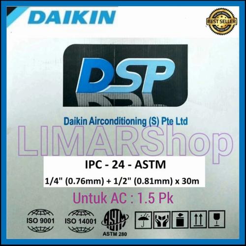 Jual Pipa AC Daikin DSP IPC 24 ASTM 1/4" + 1/2" 1 roll 30 meter / 30 ...