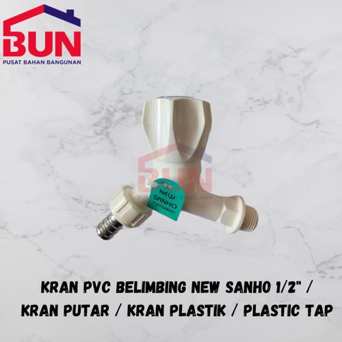 Jual KRAN PVC BELIMBING NEW SANHO 1/2" / KRAN PUTAR / KRAN PLASTIK ...