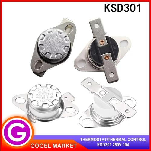 Jual Bimetal Thermostat temperature control KSD301 250V 10A 90°C NC - Kota Tangerang Selatan ...