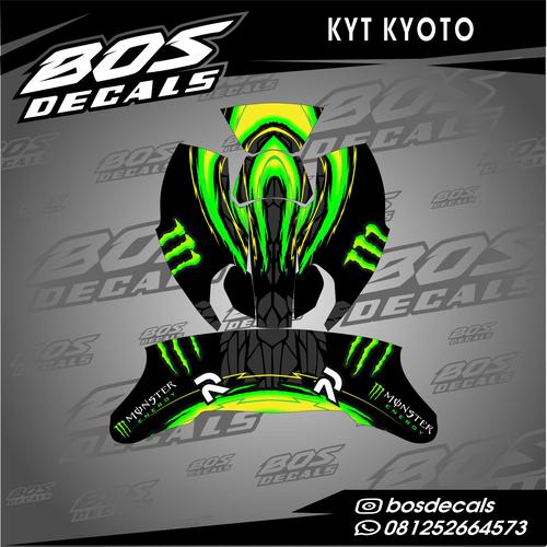 Jual Sticker Decal Helm KYT KYOTO Part 1| Decal sticker | Decal helm ...