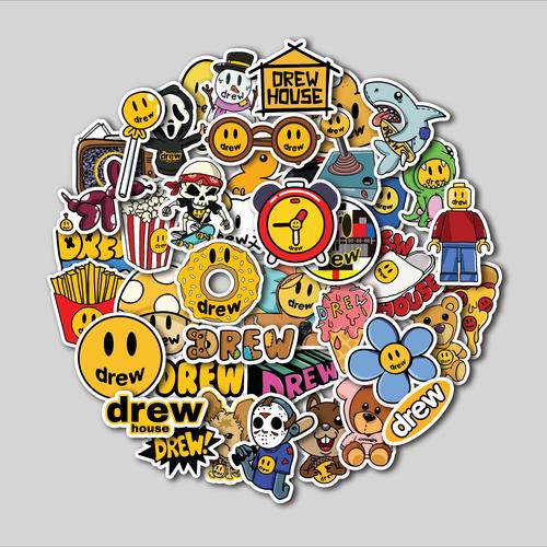 Jual STICKER DREW HOUSE / STICKER PACK HELM LAPTOP VINYL / STIKER MURAH ...