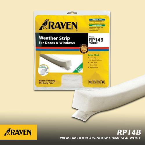 Promo RAVEN RP14B White Putih 2.5M Door Window Seal Celah Pintu Jendela ...