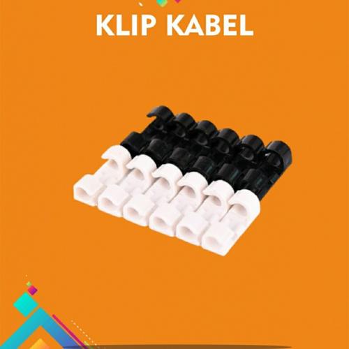 Jual Klip Kabel | Cable Clip Organizer Penyusun kabel serbaguna ...