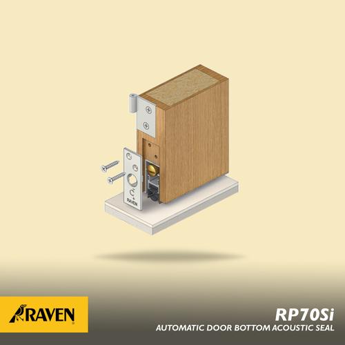 Promo RAVEN Heavy Duty Acoustic Automatic Door Bottom Drop Seal RP70SI ...