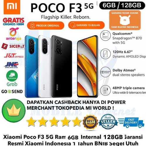 Jual POCOPHONE F3 6GB/128GB POCO F3 5G 6/128gb pocof3 F 3 6/128 RESMI ...