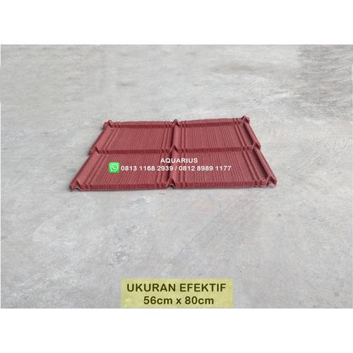 Jual GENTENG METAL PASIR MERAH MINIMALIS 0.30MM - Kota Tangerang ...