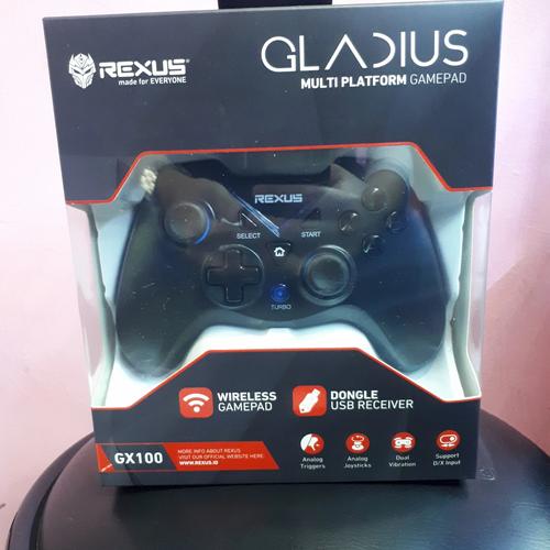 Jual Rexus Gladius GX100 Wireless Gaming Gamepad Joystick / Stick ...