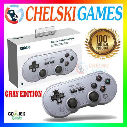 Jual 8bitdo SN30 Pro Bluetooth Gamepad GRAY EDITION Switch Windows ...