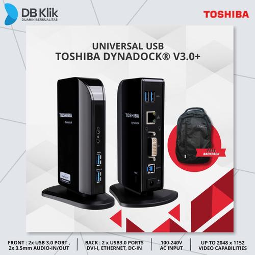 Promo USB Universal Toshiba DYNDOCK V3.0+ - Dynadock Docking Station USB 3.0 Cicil 0% 3x - Kota ...