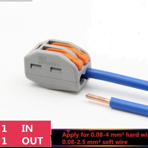 Jual Konektor Kabel PCT 212 Wago Terminal 2 Pin Cable Connector 2 Kabel ...