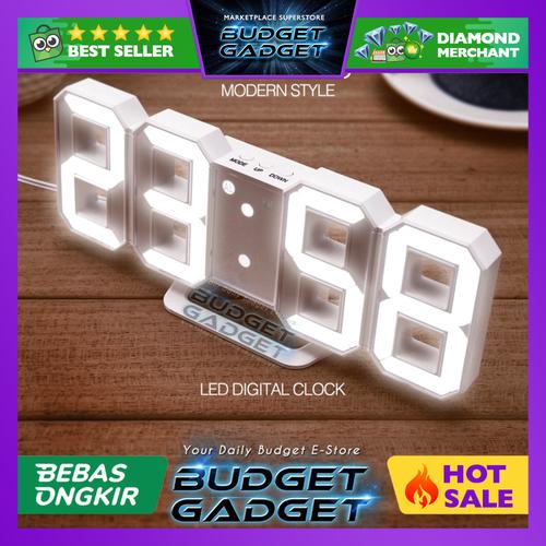 Jual Taffware Jam Meja LED Digital Clock Besar Modern Style Minimalist ...