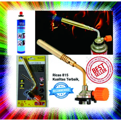 Jual Blow Torch Jet Las Kualitas RICAS Flame Gun Fire + Gas Hi Cook ...