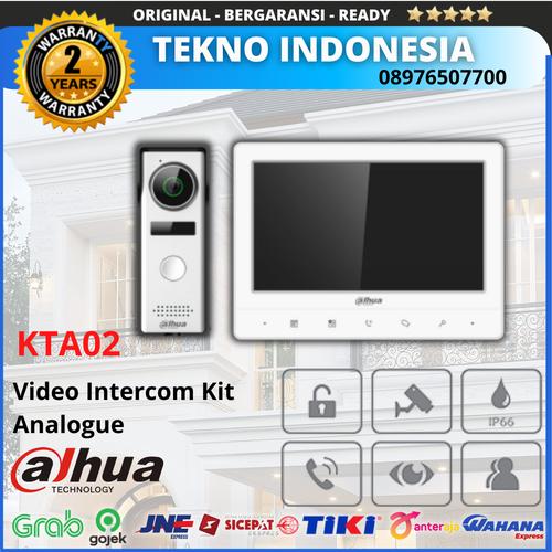 Jual DAHUA KTA02 Video Door Phone Intercom Villa Rumah Analog Camera ...