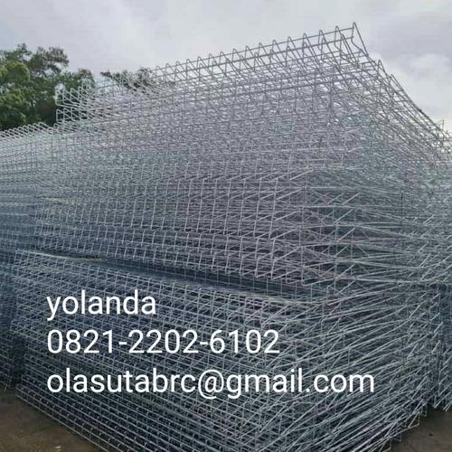 Jual pagar brc hot dip galvanis 150cm 6mm 240cm - Kota Tangerang - pagar brc ola | Tokopedia