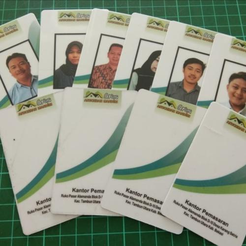 Jual Cetak Print ID Card PVC Kartu Member Card 1 sisi - Kab. Bekasi ...