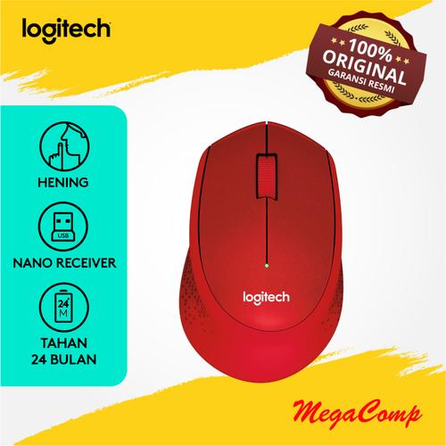 Jual Mouse Logitech M331 Silent Wireless - Merah - Kota Bandung ...