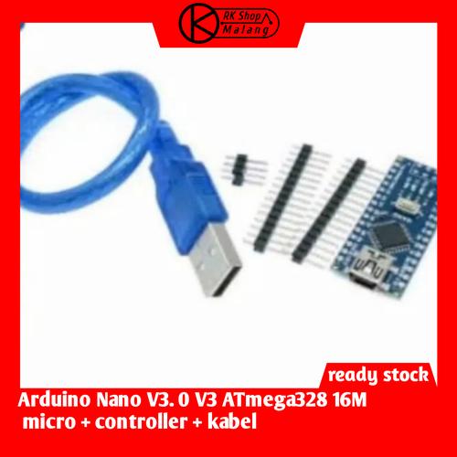 Jual Arduino Nano V3.0 V3 ATmega328 16M Micro-controller + kabel - Kab. Malang - RK KIT | Tokopedia