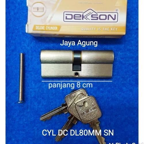 Jual cylinder Dekson DC DL 80mm 8 cm SN /Kunci Silinder Dekson ...