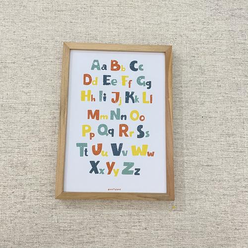 Jual Poster Edukasi Tematik Anak Premium Dengan Frame Kayu (Hiasan ...