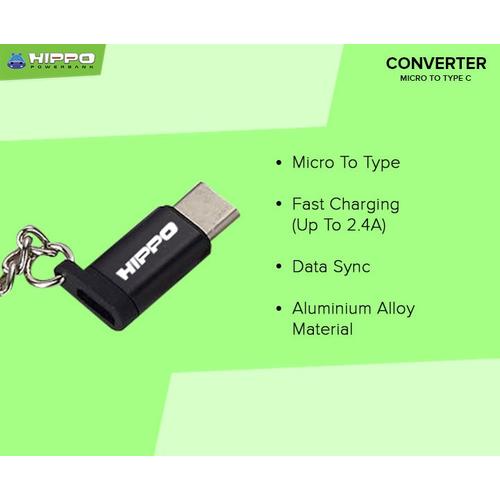 Jual Hippo Adapter Converter Micro USB To Type C - Jakarta Barat ...