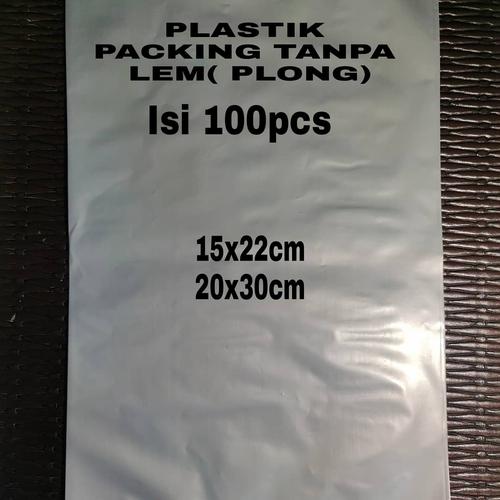 Jual PLASTIK PACKING HD TANPA PLONG PAKETAN - Abu-abu, 17x30cm ...