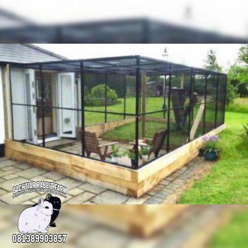 Jual KANDANG KAYU/BESI AVIARY TAMAN HEWAN KELINCI KUCING BURUNG AYAM ...